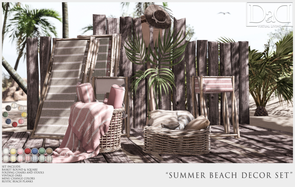 Summer Beach Decor Set – DaD -Virtual Living