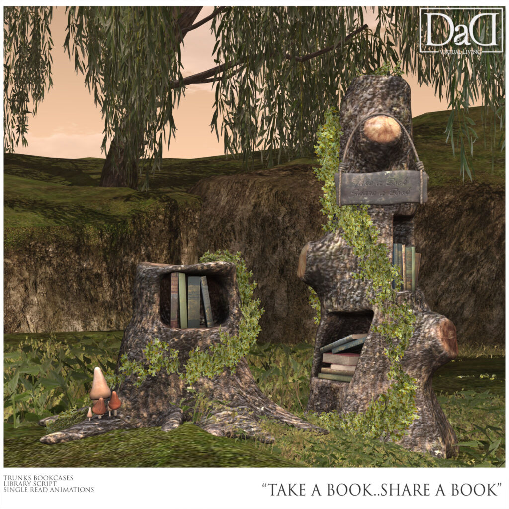 Take a Book, Share a Book – DaD -Virtual Living