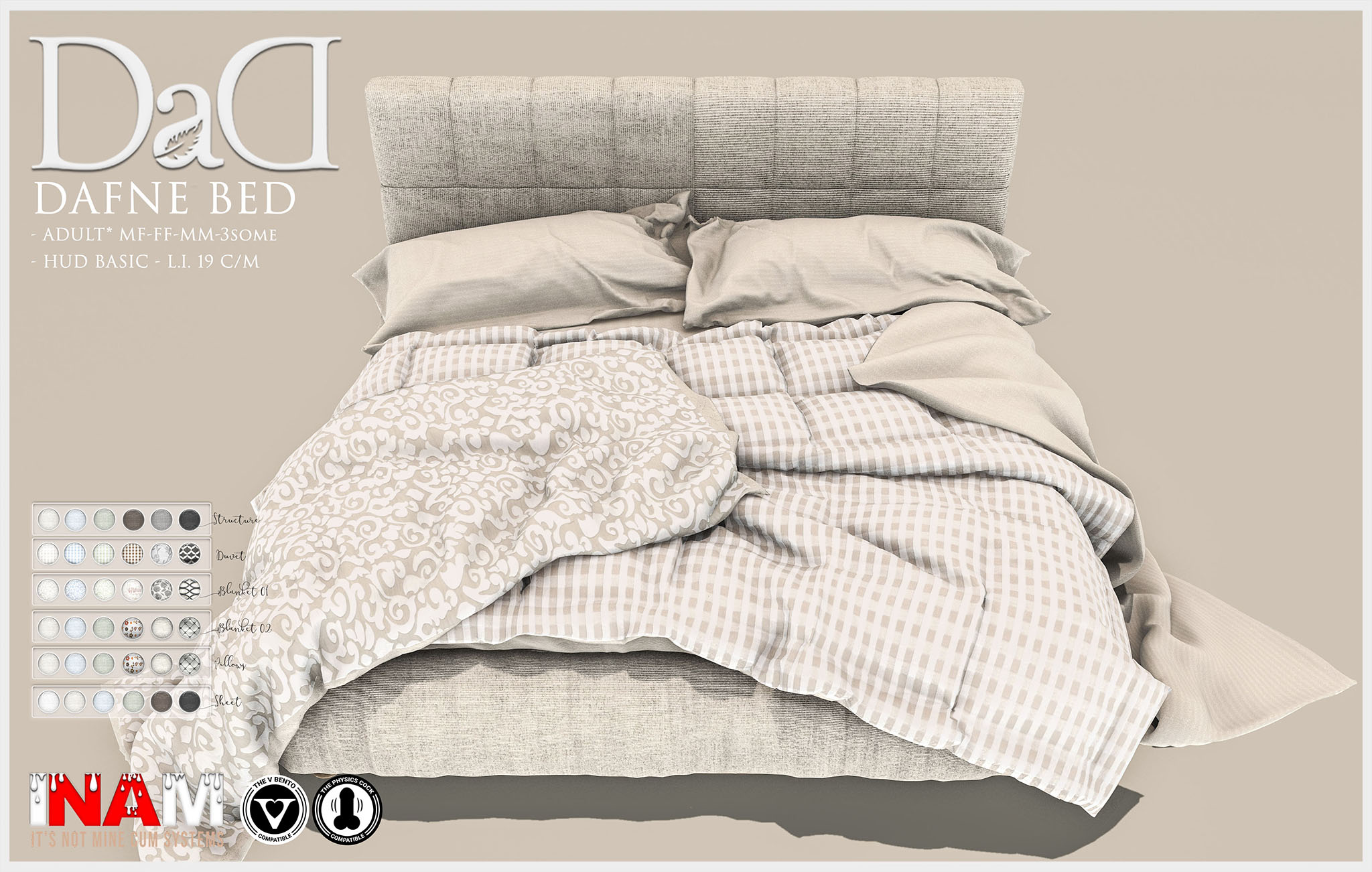 Dafne Bedroom Set – DaD -Virtual Living