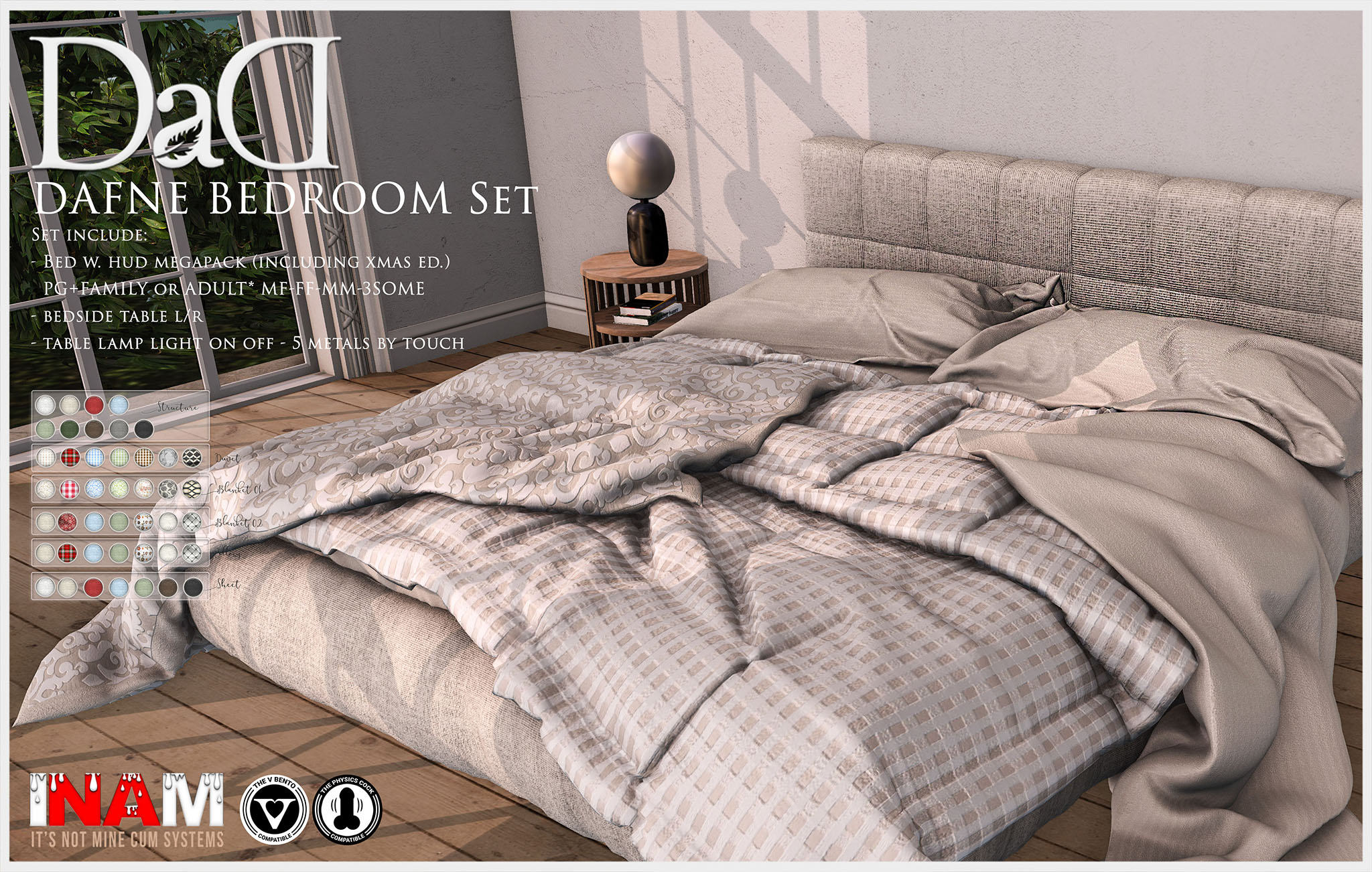 Dafne Bedroom Set – DaD -Virtual Living